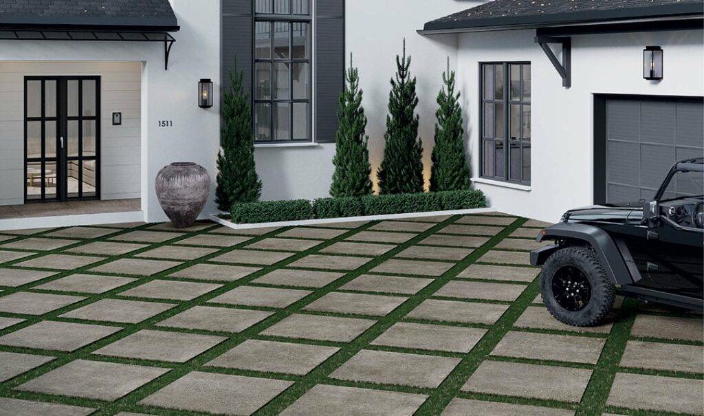 Inspiration For The Layout Of Your Modern Garden Paving Slabs & Tiles